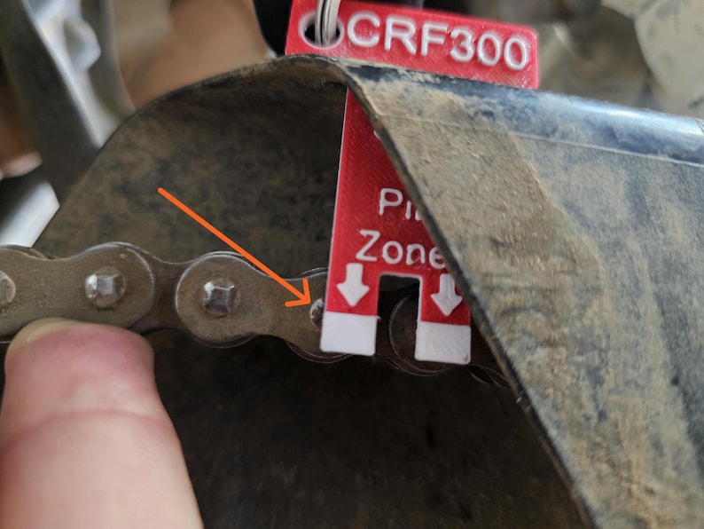 CRF300L, CRF300 Rally Key Chain, Chain Adjustment Checker - Etsy