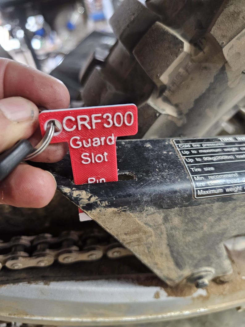 CRF300L, CRF300 Rally Key Chain, Chain Adjustment Checker - Etsy