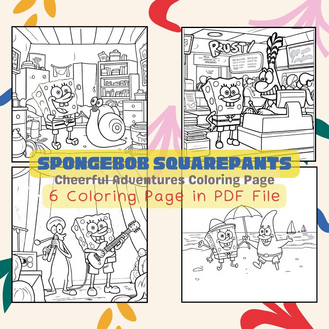 Spongebob Squarepants Cheerful Adventures Join on Their Exciting ...