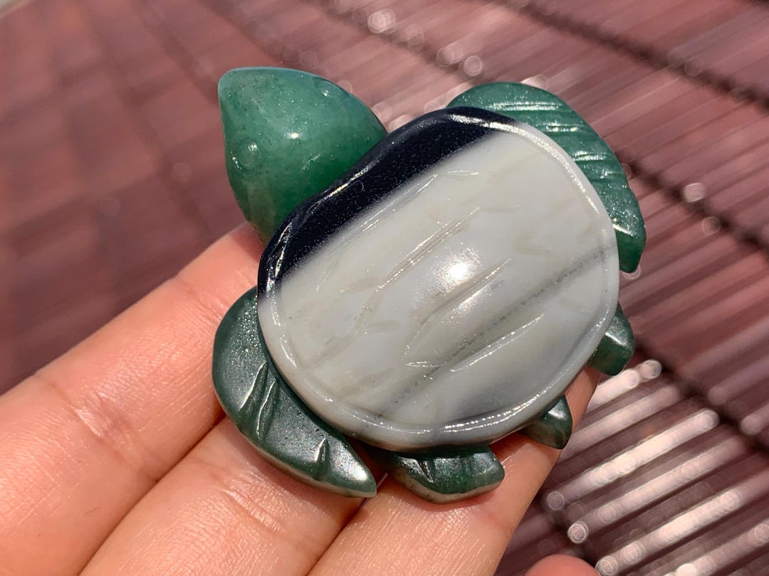 Hand Carved Quartz Crystal Tortoise Specimen, Taichi Stone Gift - Etsy