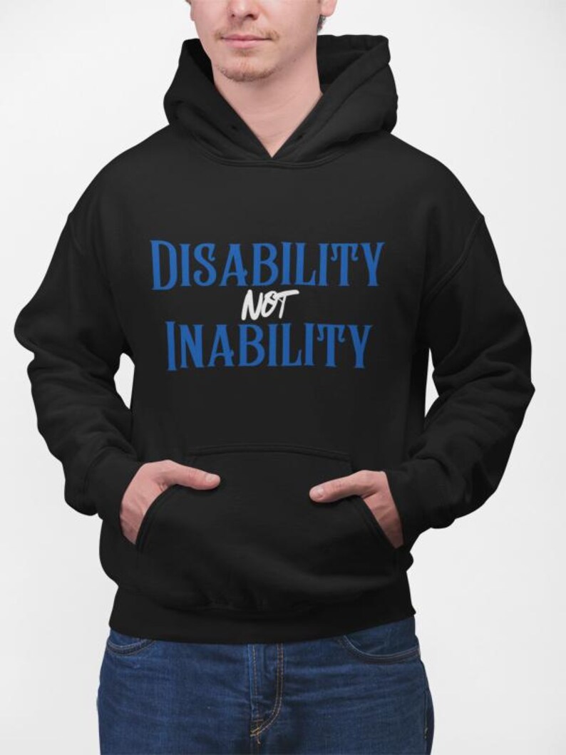 Disability Awareness Hoodie, Inclusion Sweatshirt, Activism Hooded Top ...