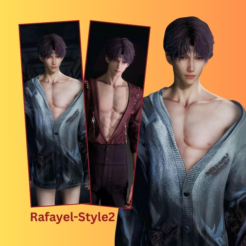 Sylus Body Pillow Cover Rafayel, Caleb, Zayne and Xavier: Fan Art ...