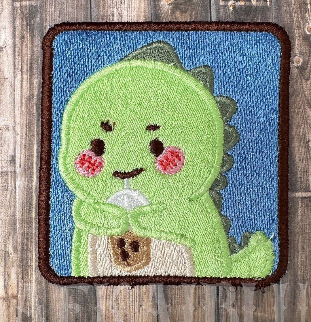 Bobasaur — Applique for Hat Vest Jacket Clothing Backpack, Merit Badge ...
