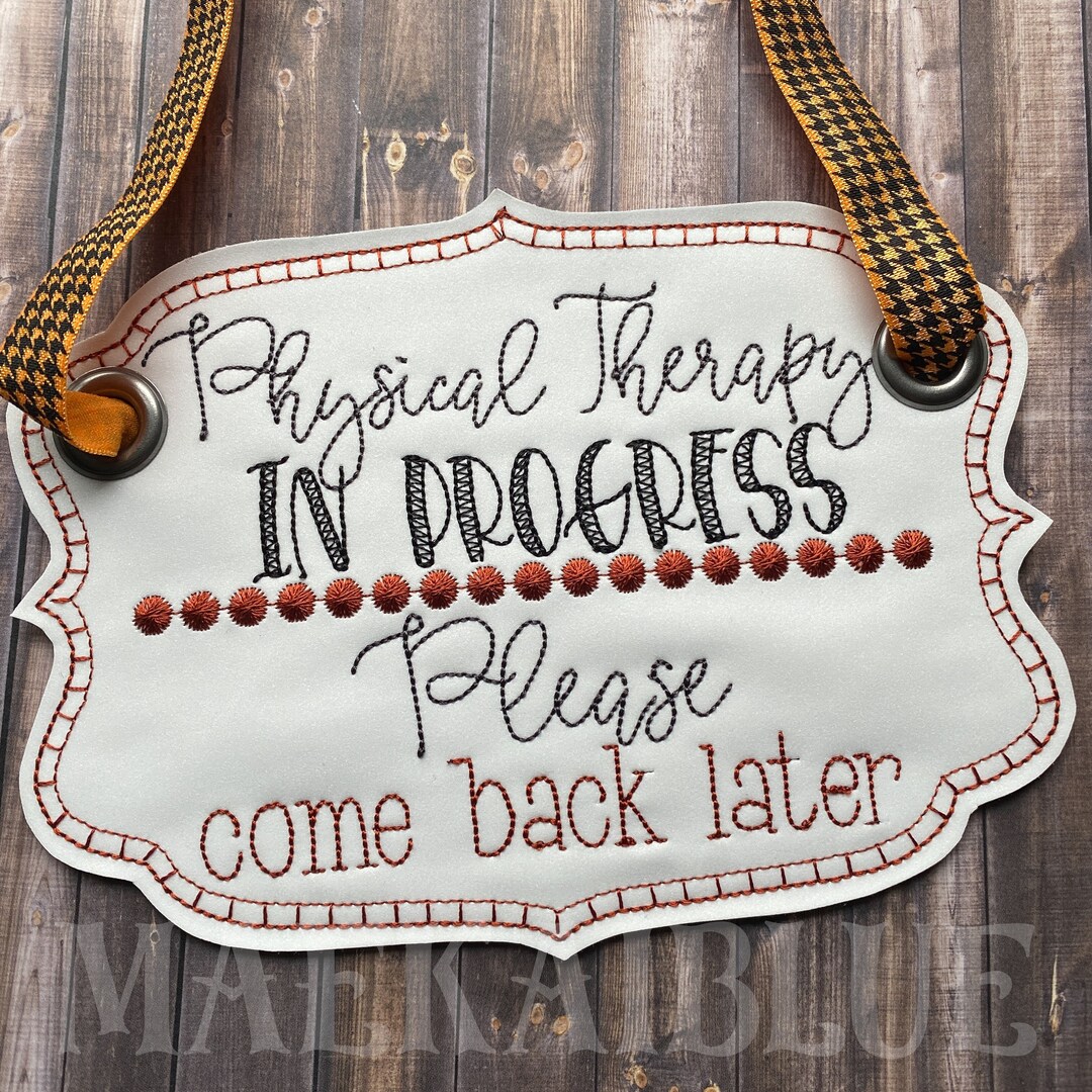 Physical Therapy - Speech Therapy - Occupational Therapy - Door Hanger ...