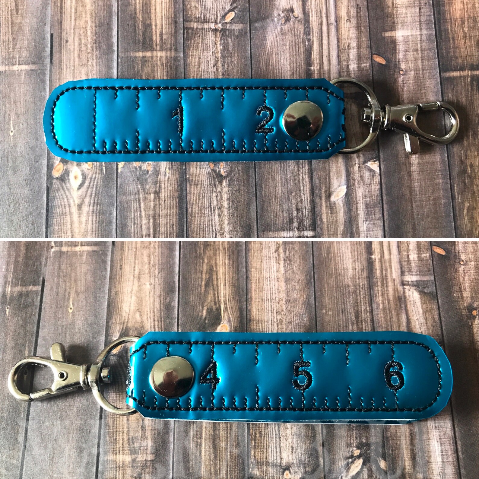 Snap Unsnap Measuring Ruler Keychain Keyfob Bagtag | Etsy