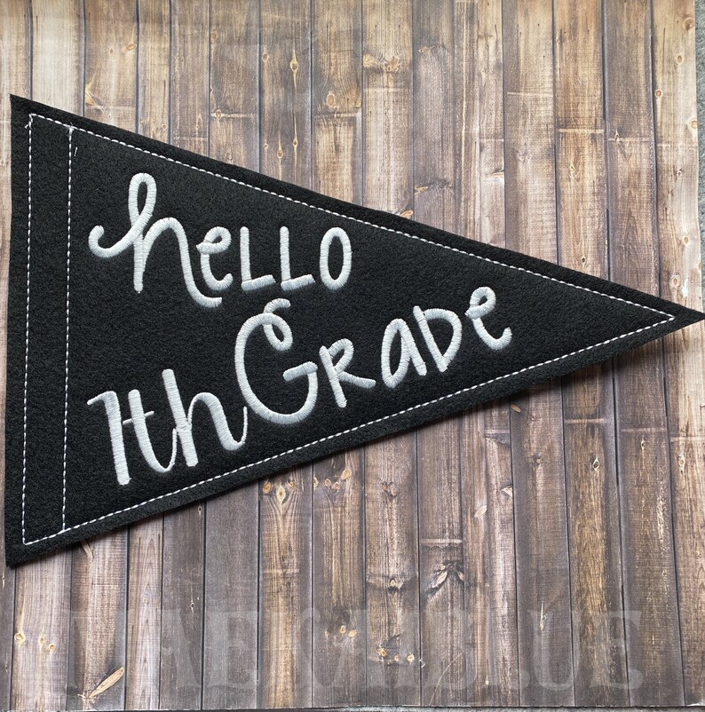 Pennant Hello + Grade - Great First Day of School - Back to School ...