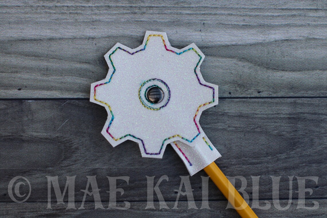 Spinning Pencil Topper Moving Parts Fidget Spinner - Etsy