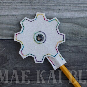 Spinning Pencil Topper Moving Parts Fidget Spinner Mandala Gear with No ...