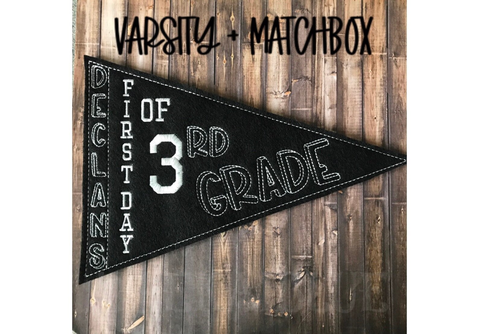 Pennant First Day Last Day of School Grade Back to - Etsy