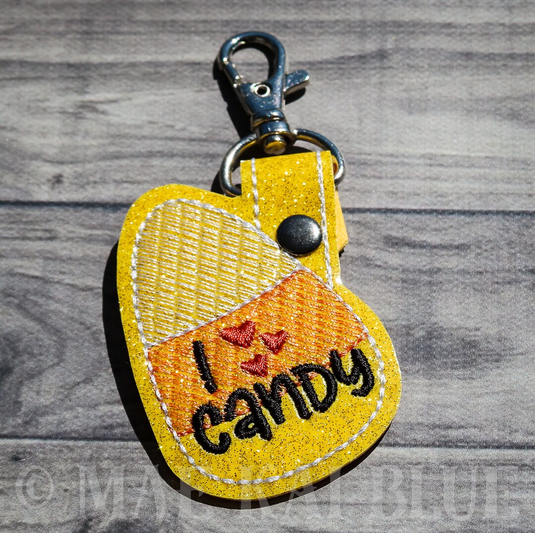 Candy Corn Keychain Keyfob Bagtag - Etsy