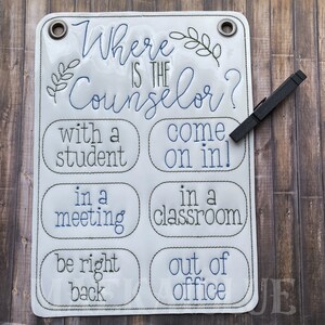 Where is the Counselor - School Psychologist - School Nurse - Social ...