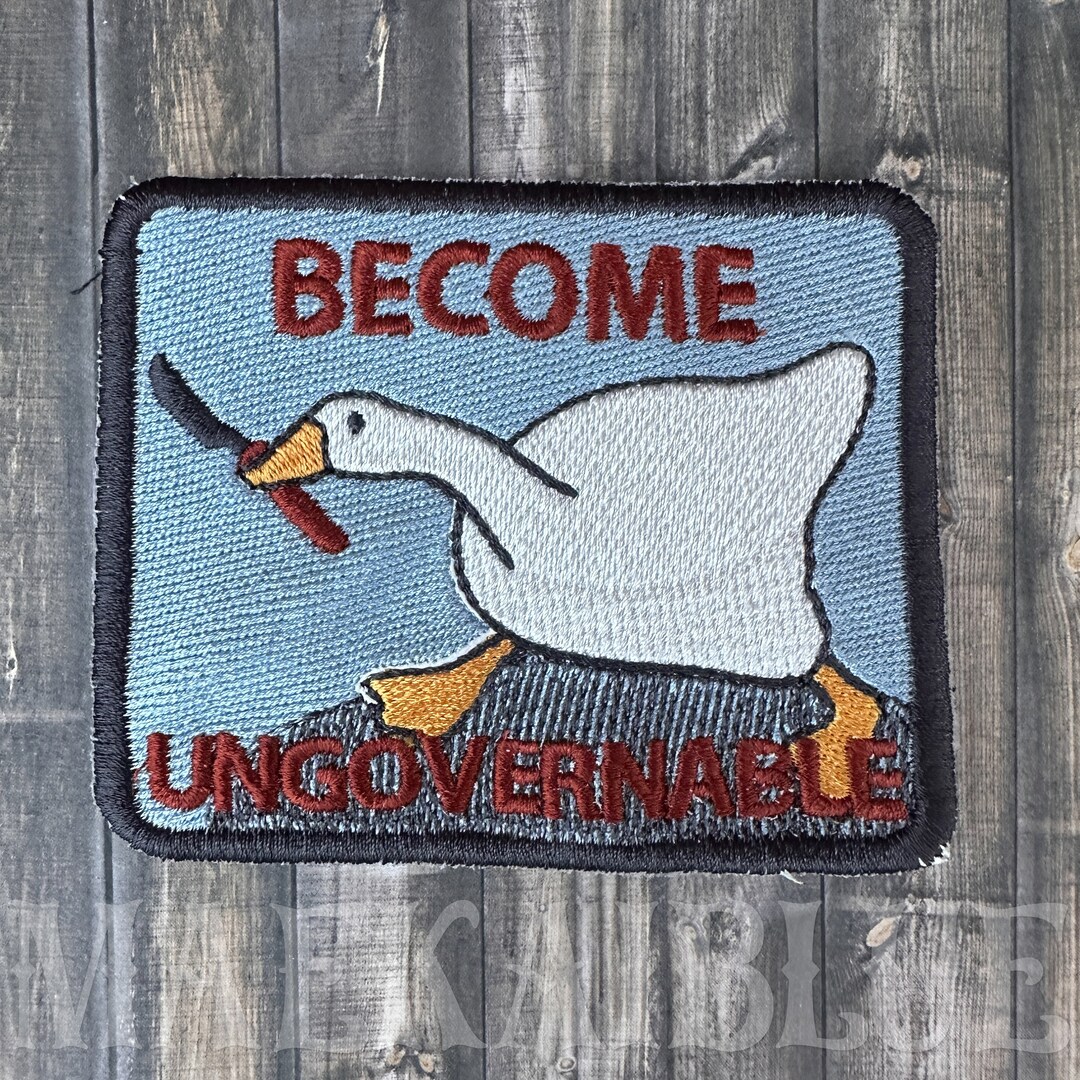 Become Ungovernable — Applique for Hat Vest Jacket Clothing Backpack ...