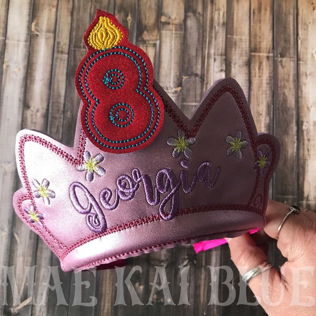 Birthday Crown - Happy Birthday Headband Tiara With Interchangeable ...