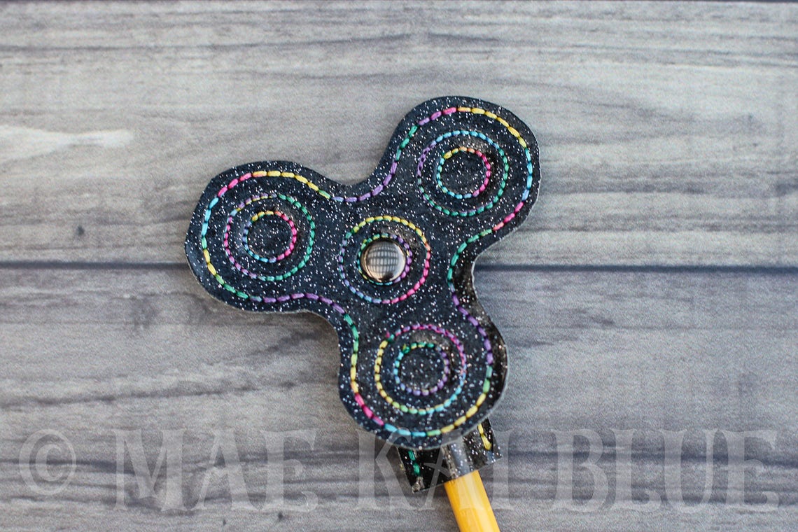 Spinning Pencil Topper Moving Parts Fidget Spinner - Etsy