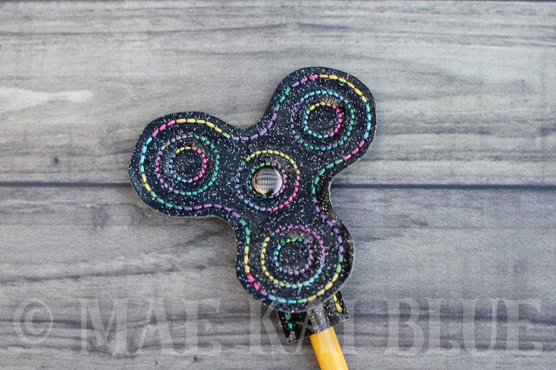 Spinning Pencil Topper Moving Parts Fidget Spinner - Etsy
