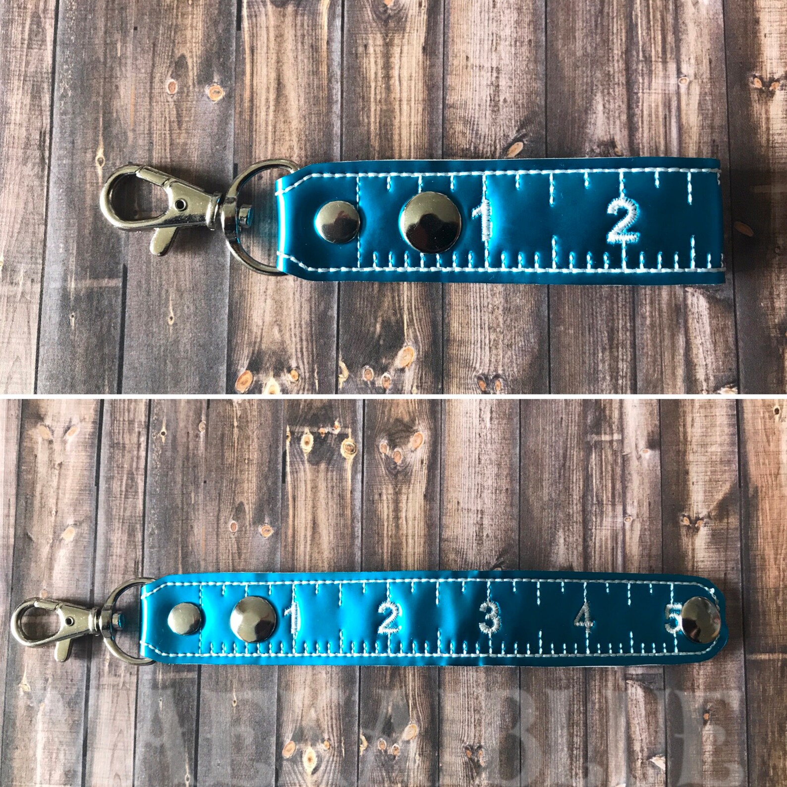 Snap Unsnap Measuring Ruler Keychain Keyfob Bagtag | Etsy