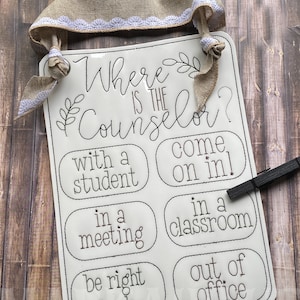 Where is the Counselor - School Psychologist - School Nurse - Social ...