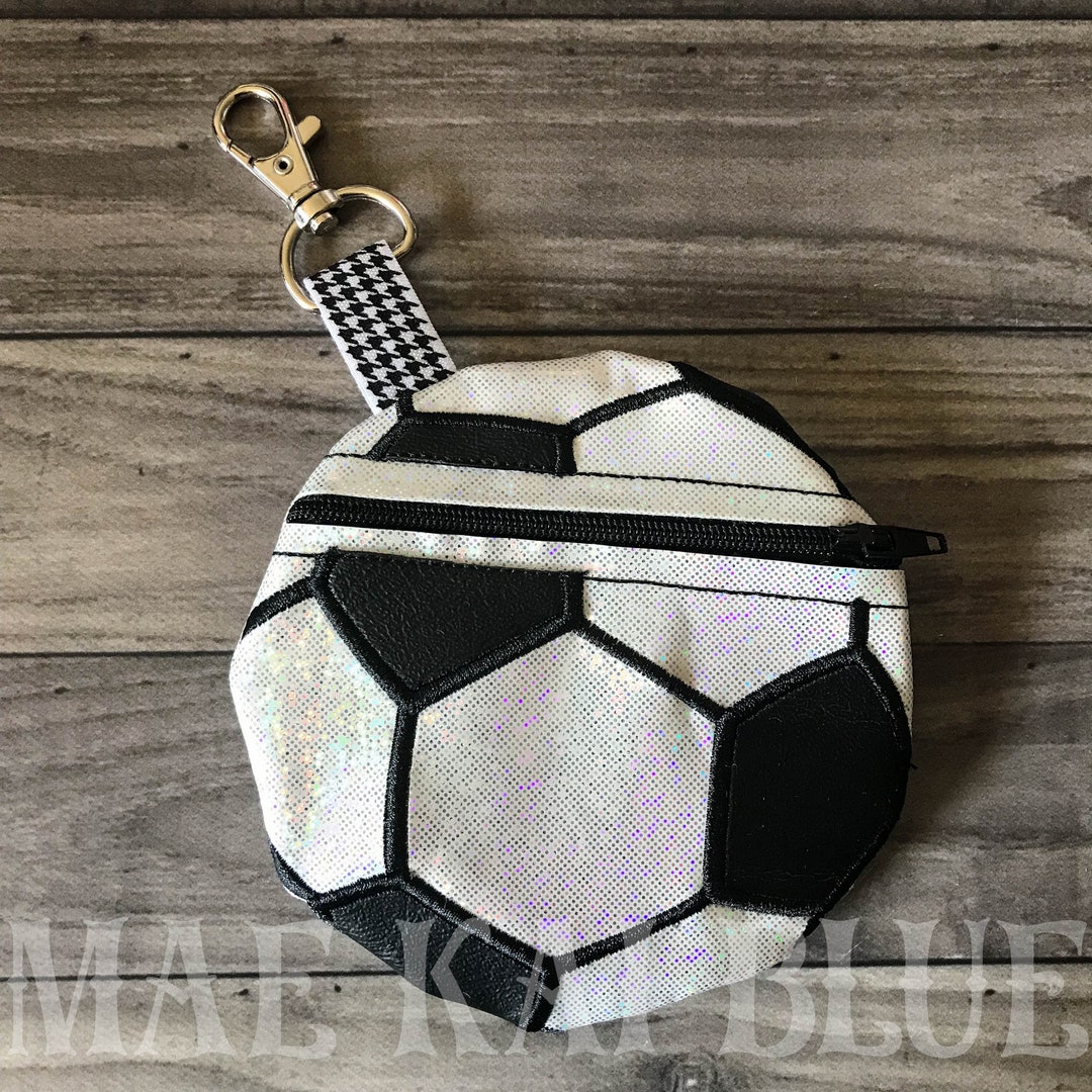 Soccer Ball Sports Lunch Money - Coin Purse - Notions - Zipper Bag ...