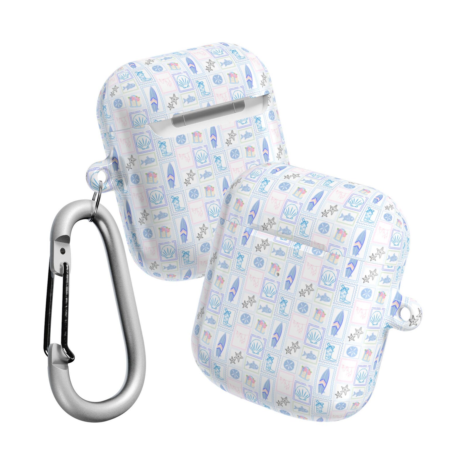 Stylish Marine-themed AirPod Case, Nautical Gift, Ocean Lovers ...