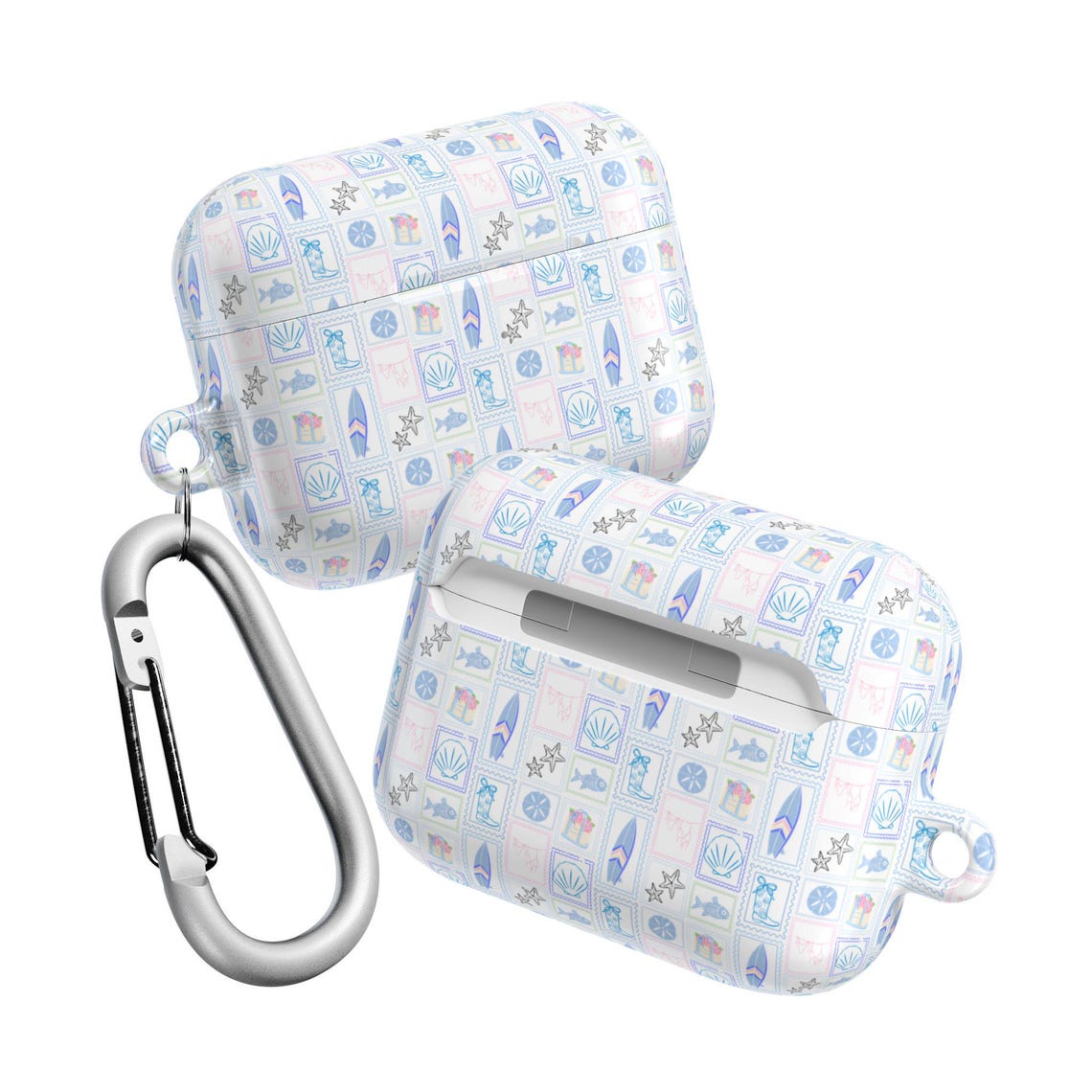 Stylish Marine-themed AirPod Case, Nautical Gift, Ocean Lovers ...