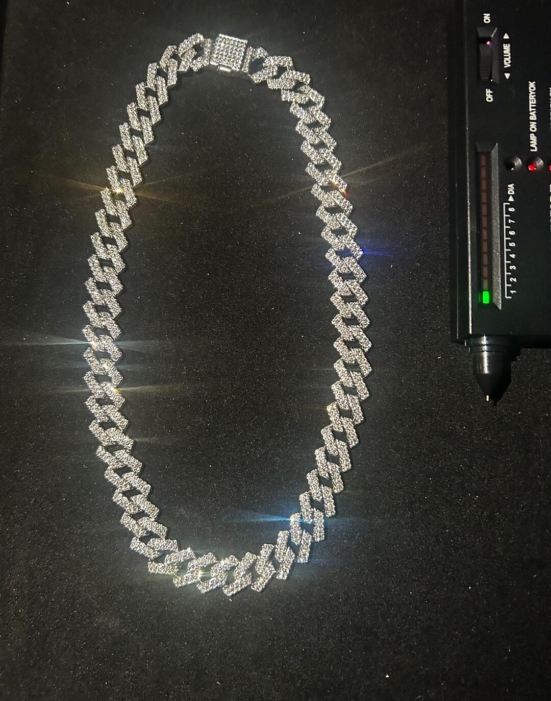 Diamond Chain Necklace - Etsy