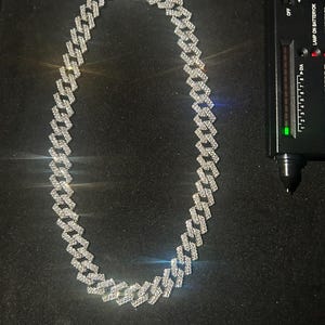 Diamond Chain Necklace - Etsy