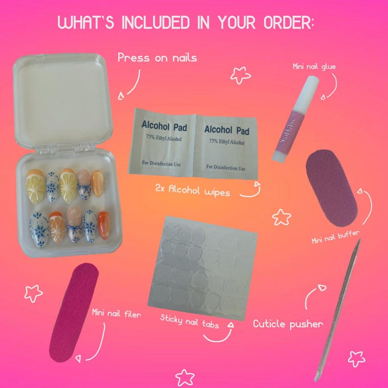 Red Bull Inspired Press on Nails, Handmade, Silver, Black, White, Blue ...