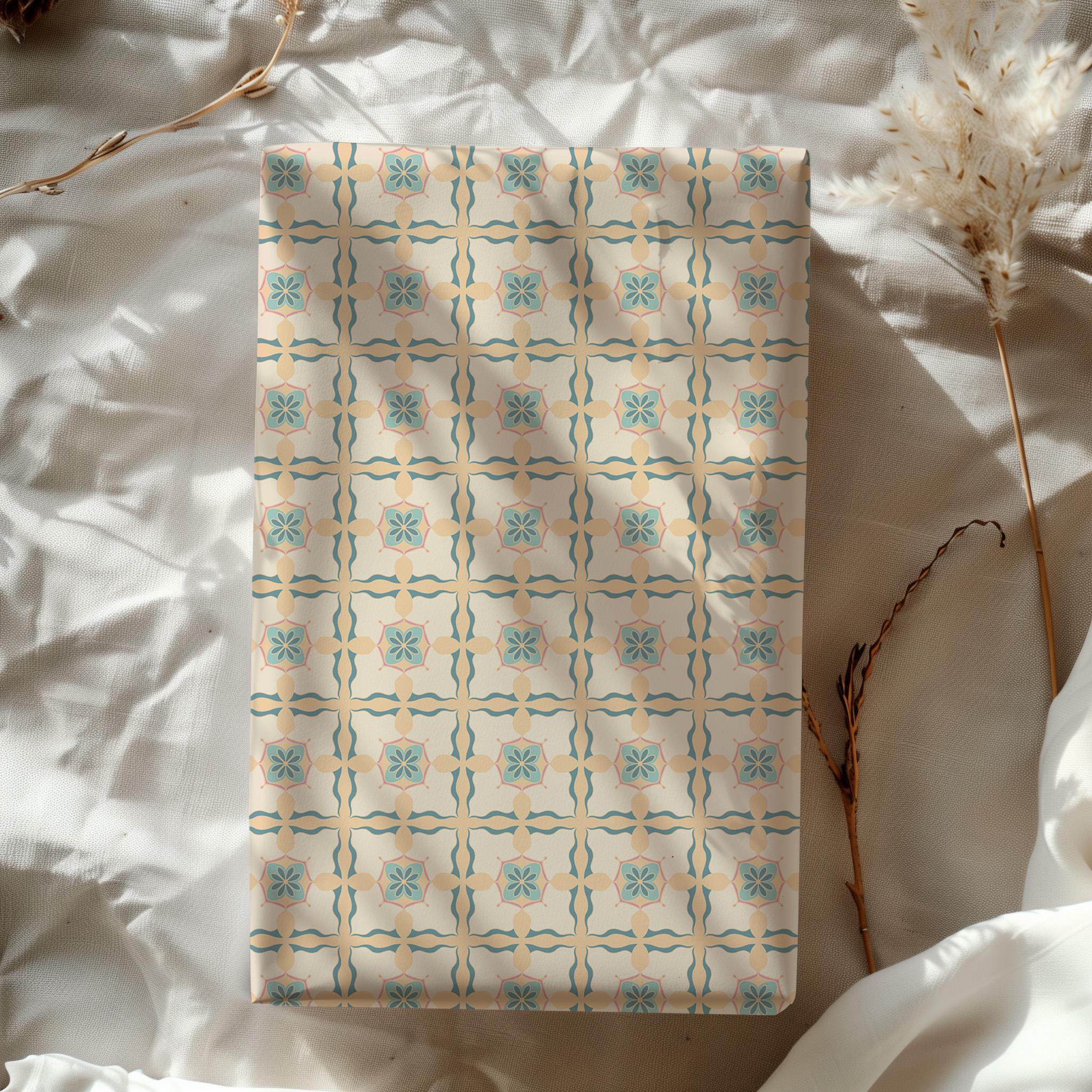 Moroccan Geometric Pastel Color Tile Seamless Pattern, Retro Pattern ...