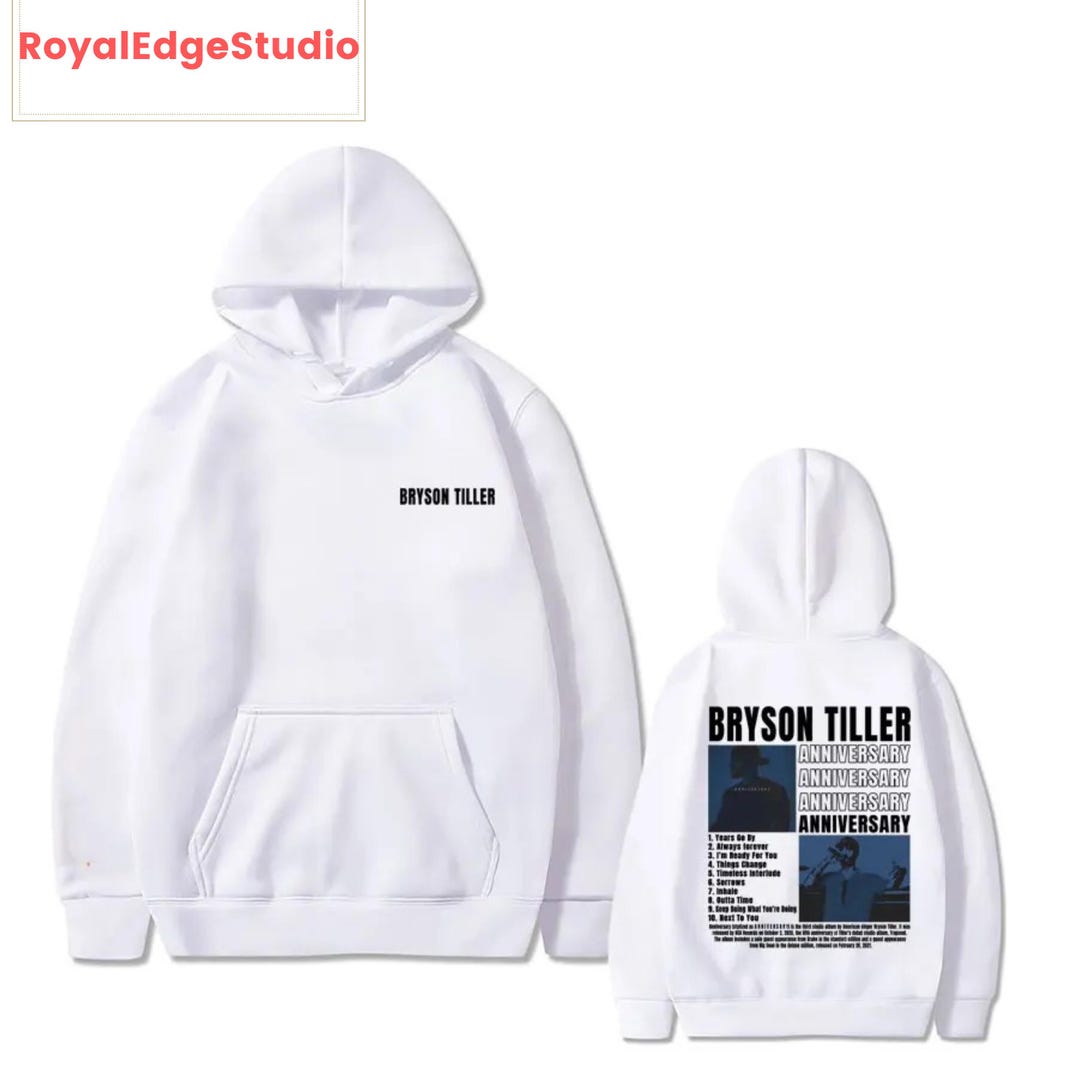 Bryson Tiller Hoodie , Rapper Hoodie , Vintage Hoodie , Anniversary ...