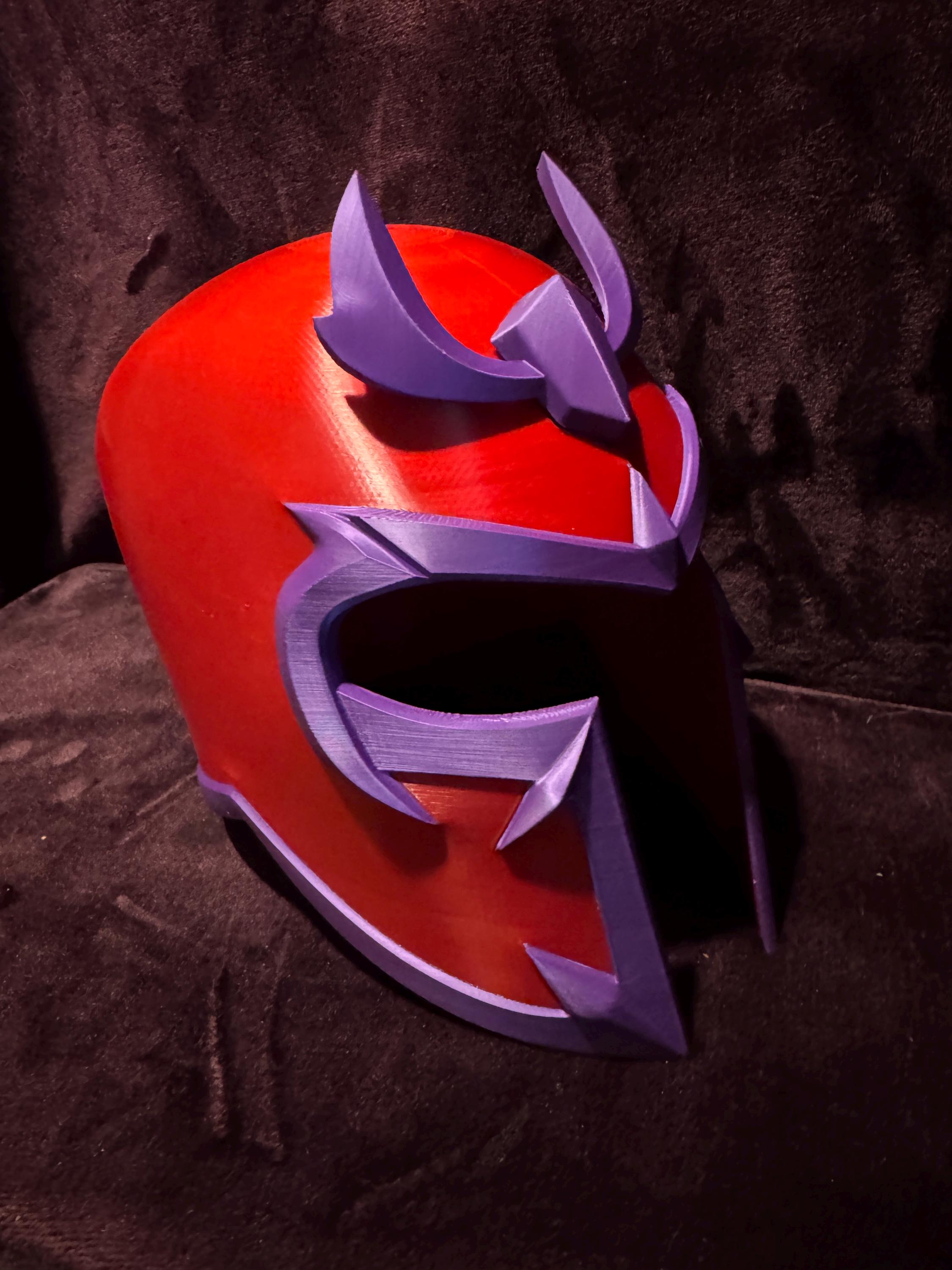 3D Printed Magneto Helmet: X-men Villain Cosplay Prop - Etsy