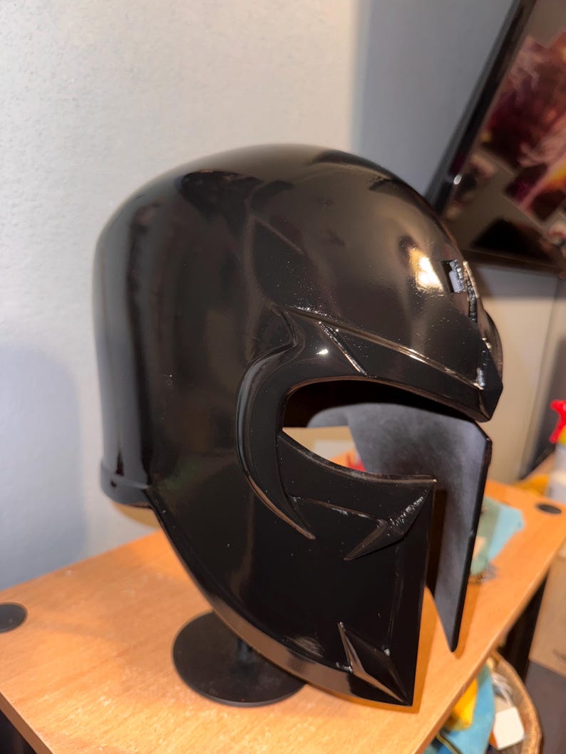 Custom Painted Magneto Helmet – Finished Ready to Wear or Display | 3D ...
