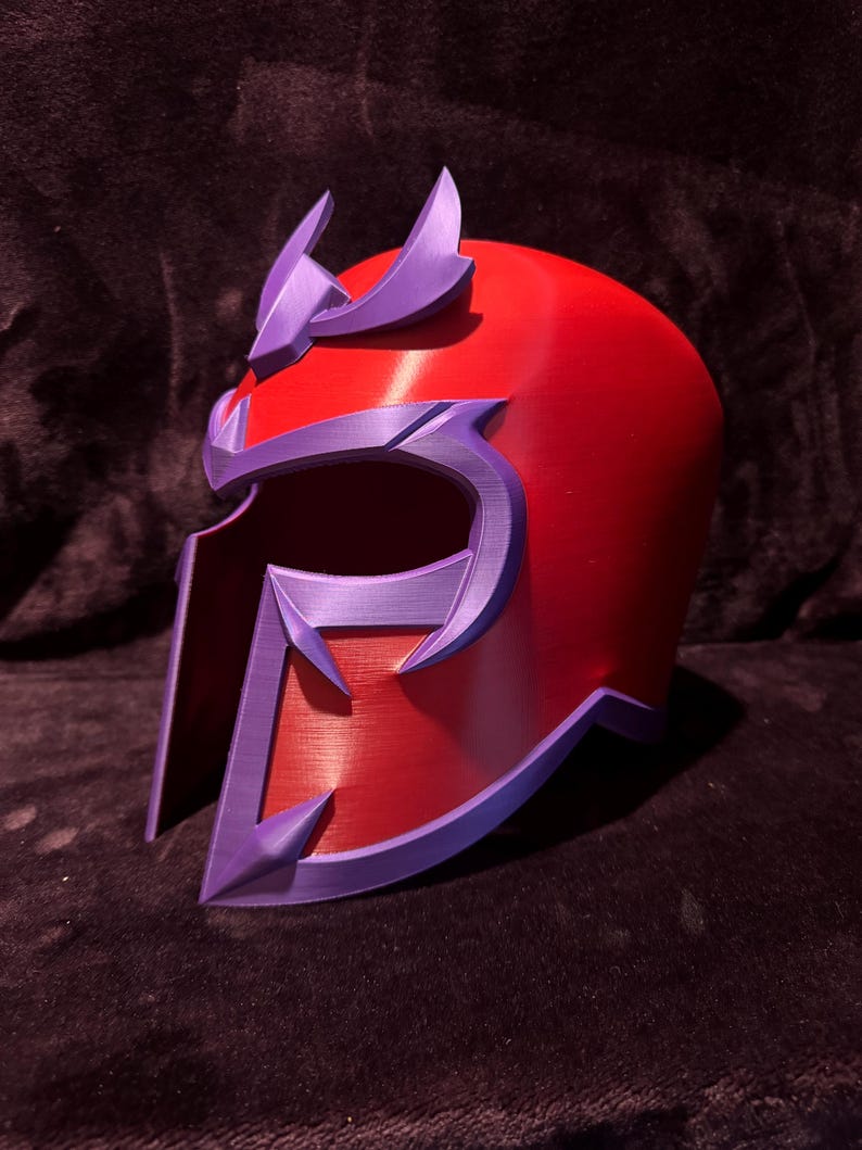 3D Printed Magneto Helmet: X-men Villain Cosplay Prop - Etsy