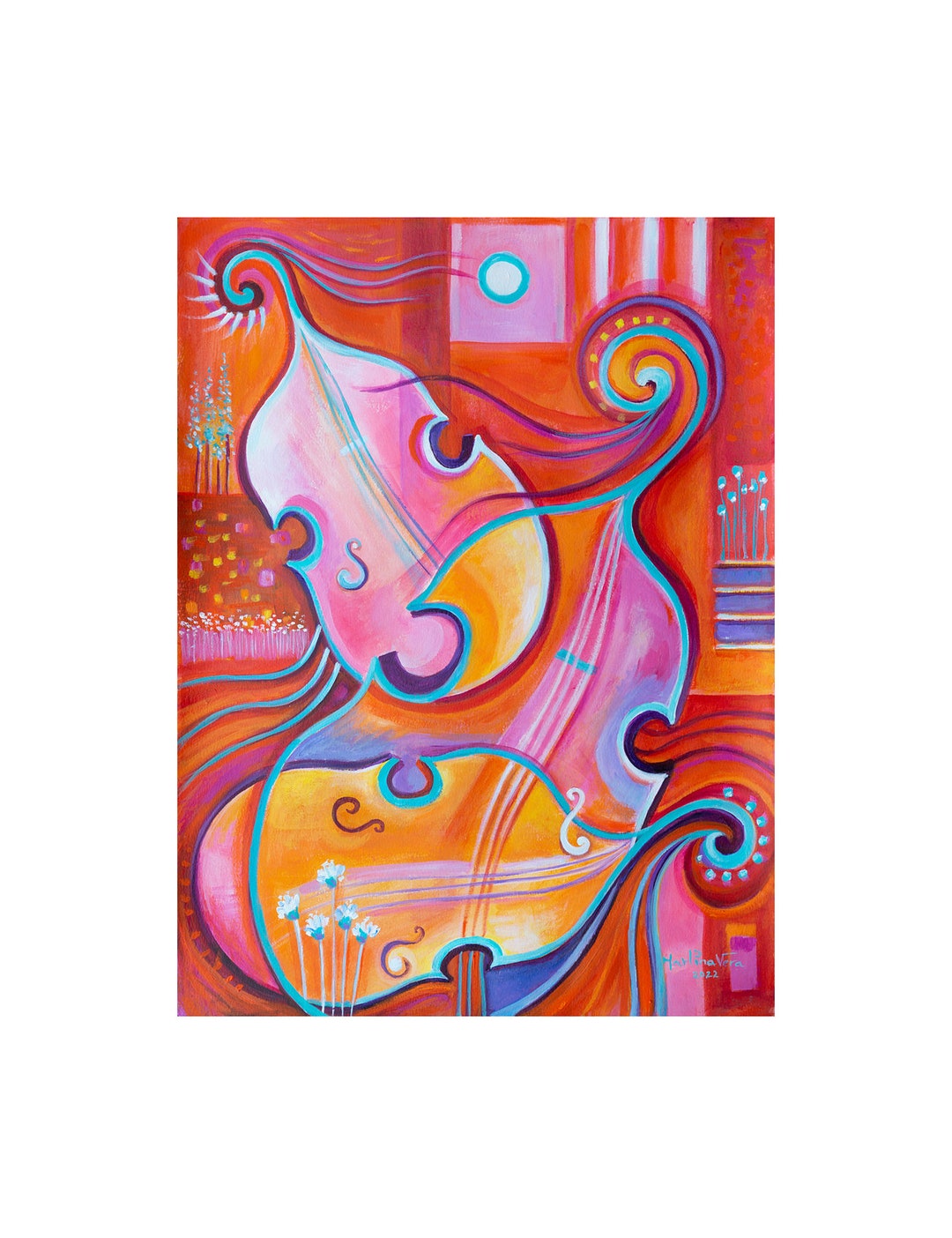 Abstract Expressionism Painting, Original Artwork, Marlina Vera Art ...