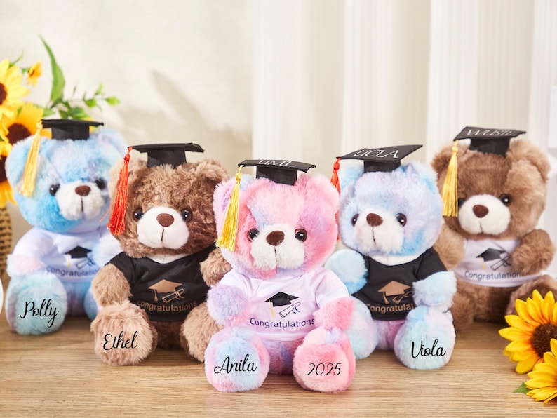 Personalized Graduation Bear 2025,graduation Teddy Bears,custom Gift ...