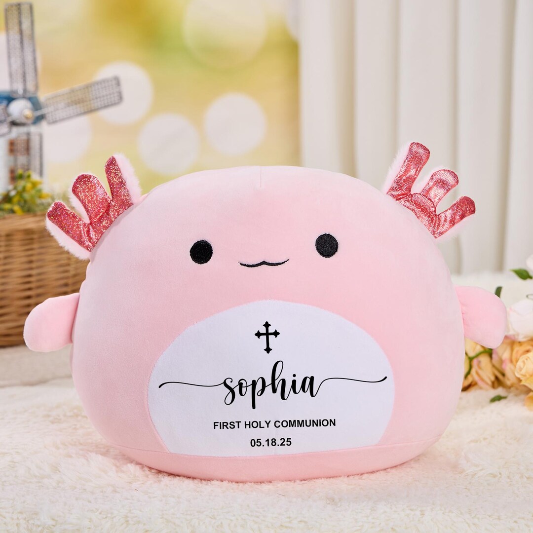 Personalized First Holy Communion Gifts, Custom Girl Communion Plush ...