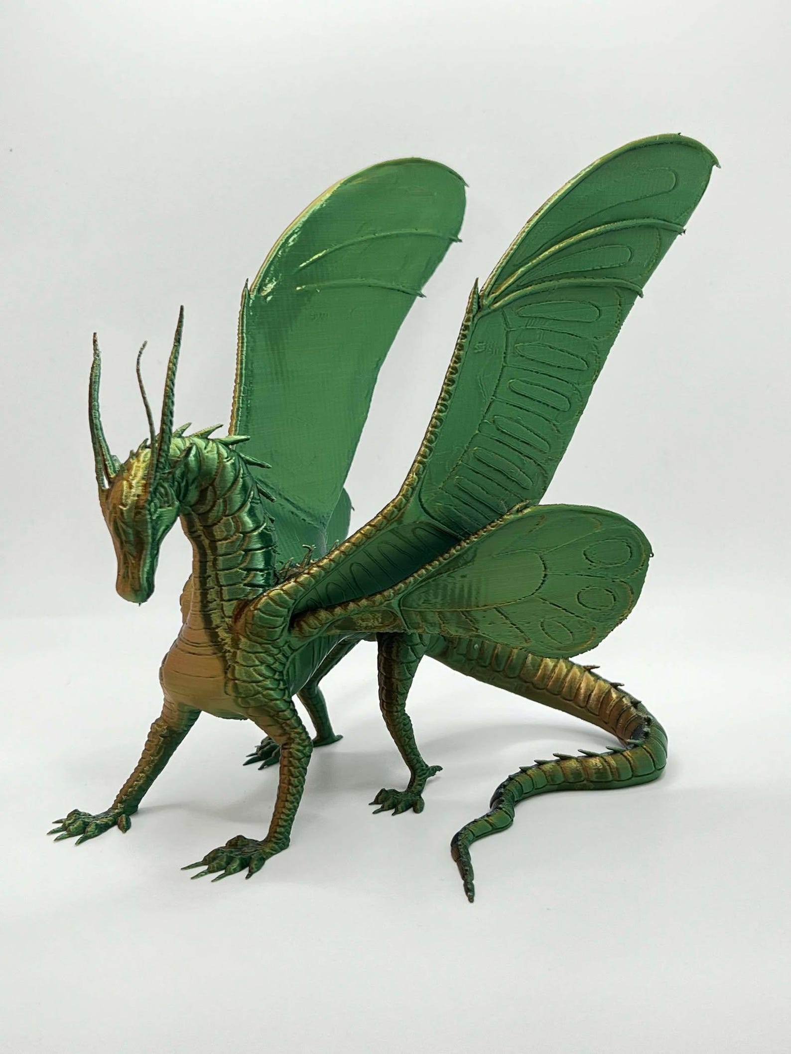 Wings of Fire Inspired Silkwing Dragon - 3D Printed Dragon - Etsy