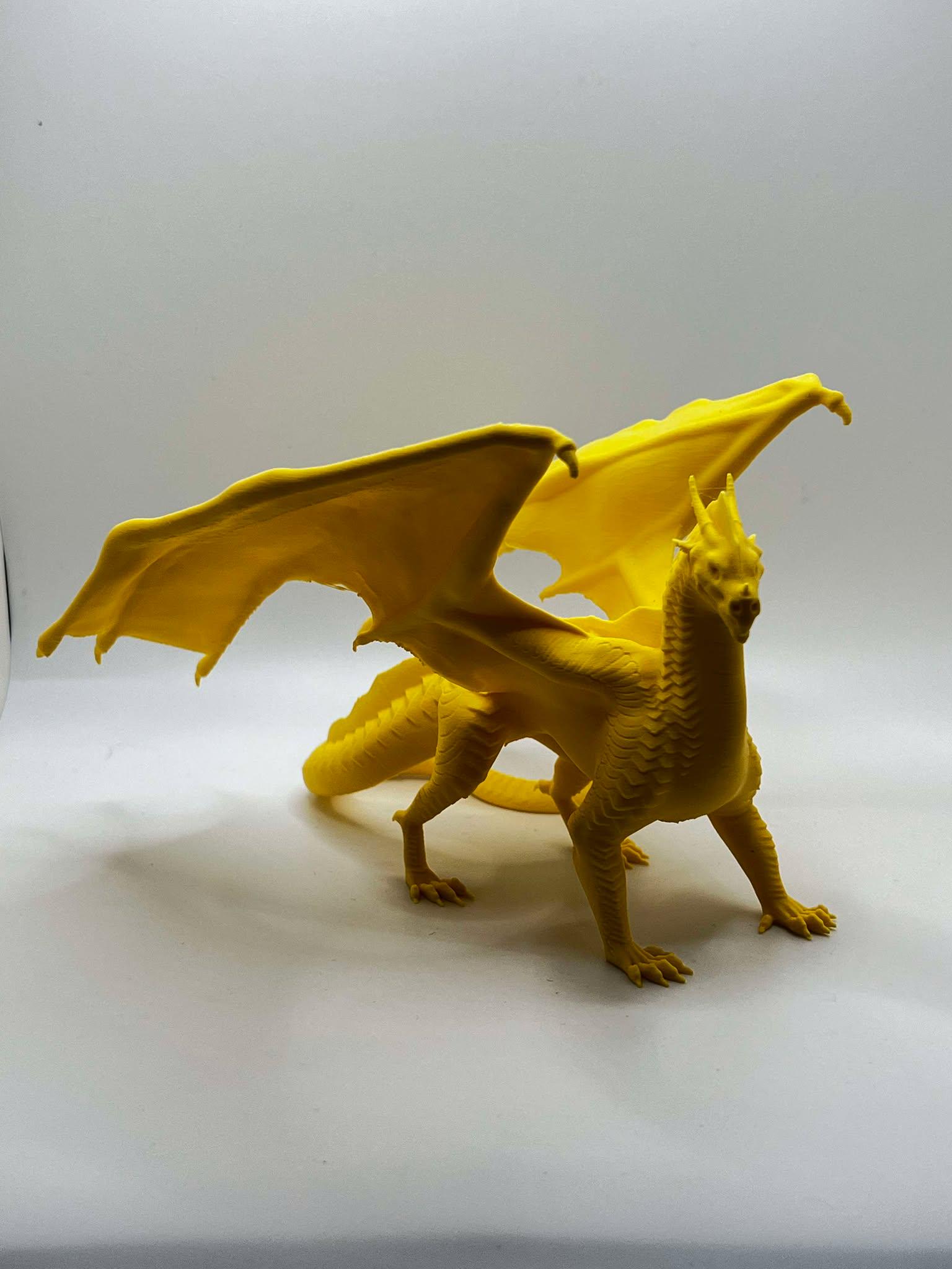 Wings of Fire Inspired Sandwing Dragon - Sunny 3D Printed Dragon - Etsy