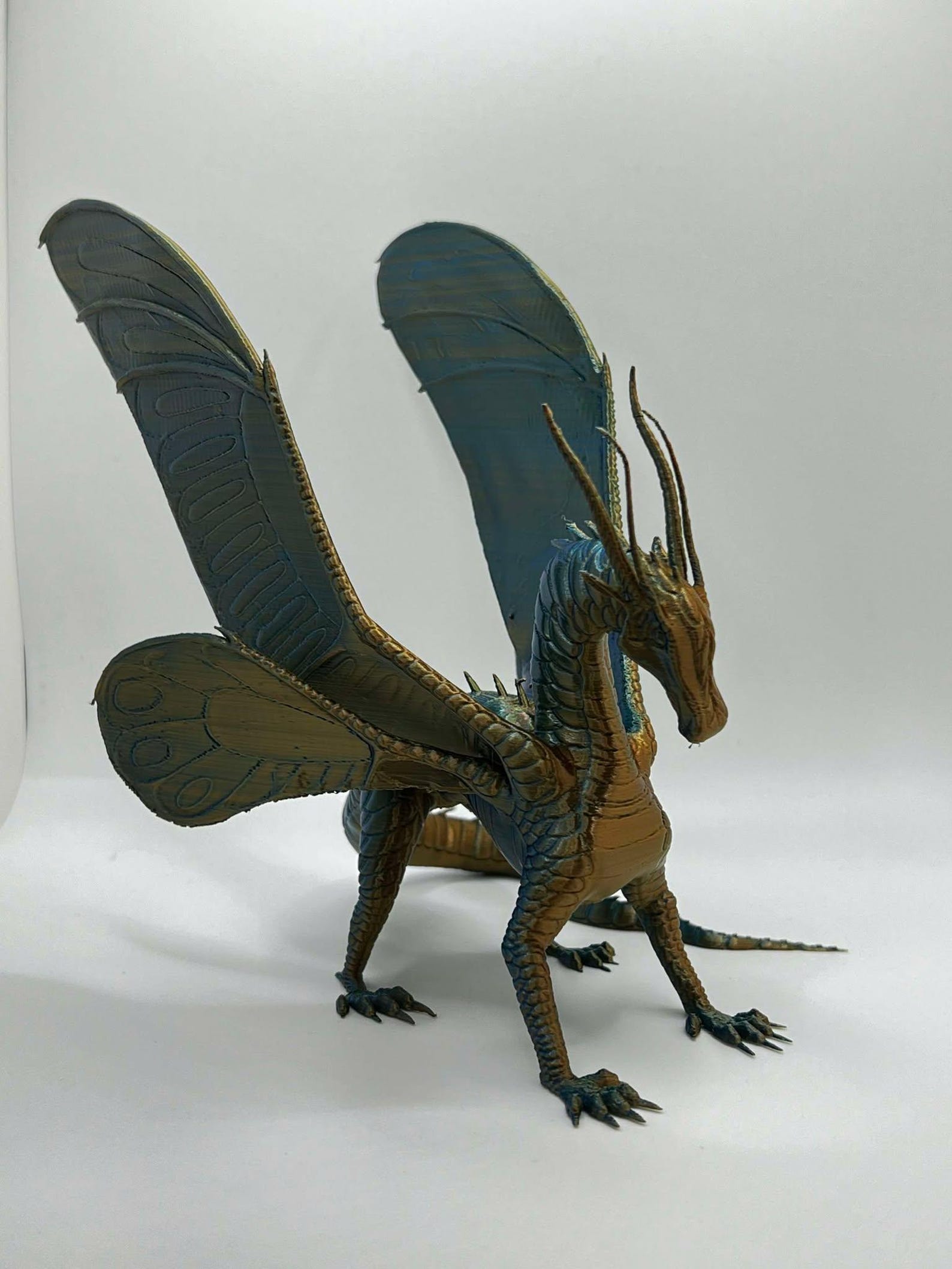 Wings of Fire Inspired Silkwing Dragon - 3D Printed Dragon - Etsy