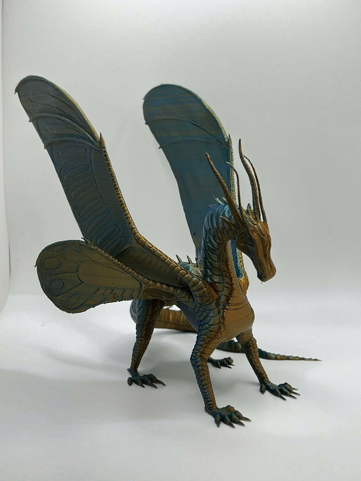 Wings of Fire Inspired Silkwing Dragon - 3D Printed Dragon - Etsy