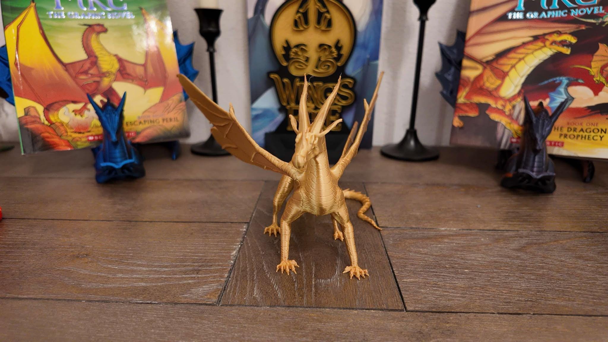Wings of Fire Inspired Hivewing Dragon - Jewel 3D Printed Dragon - Etsy