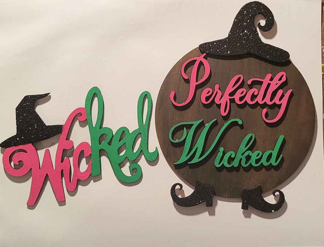 Wicked Decorative Pieces, Wicked, Wicked Die-cut, Wicked Decor, Wicked ...