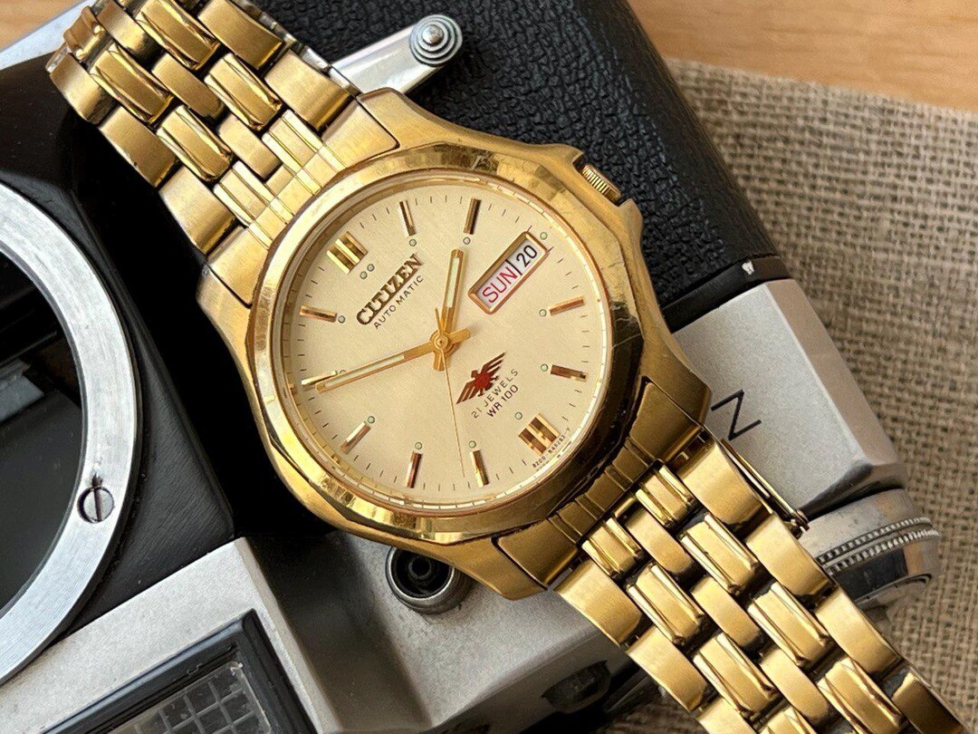 Vintage Mens Watch CITIZEN Japanese Mechanical. Automatique Wristwatch ...