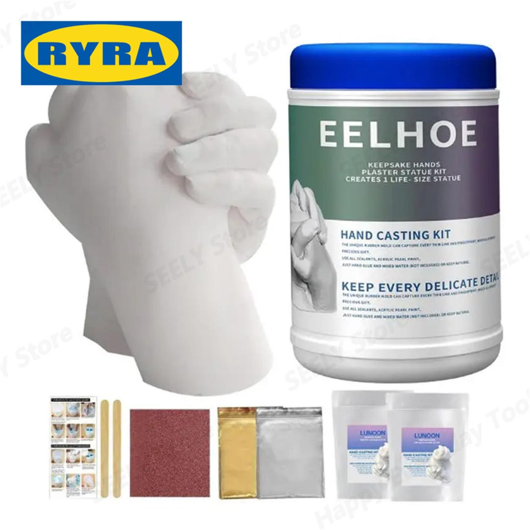 3D Hands Mold Casting 30g Kit Clone Powder Model Powder Couple Hand ...