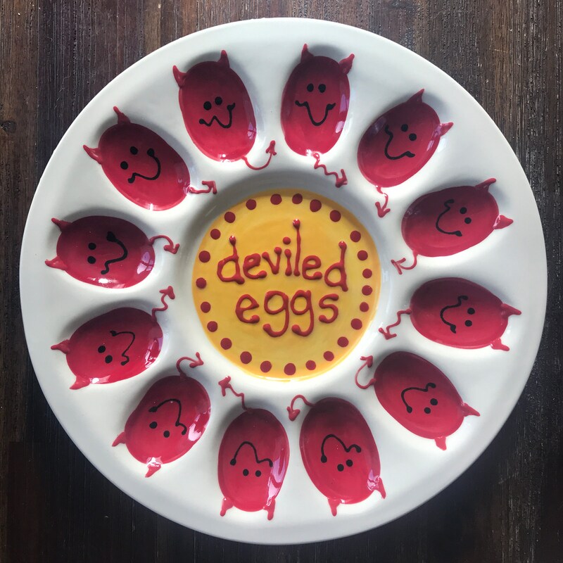 Deviled Egg Plate - Etsy