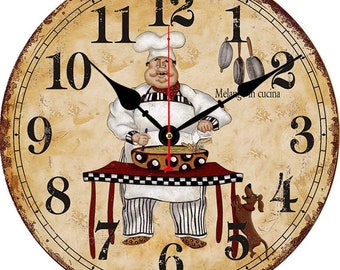 Kitchen Wall Clock - Etsy