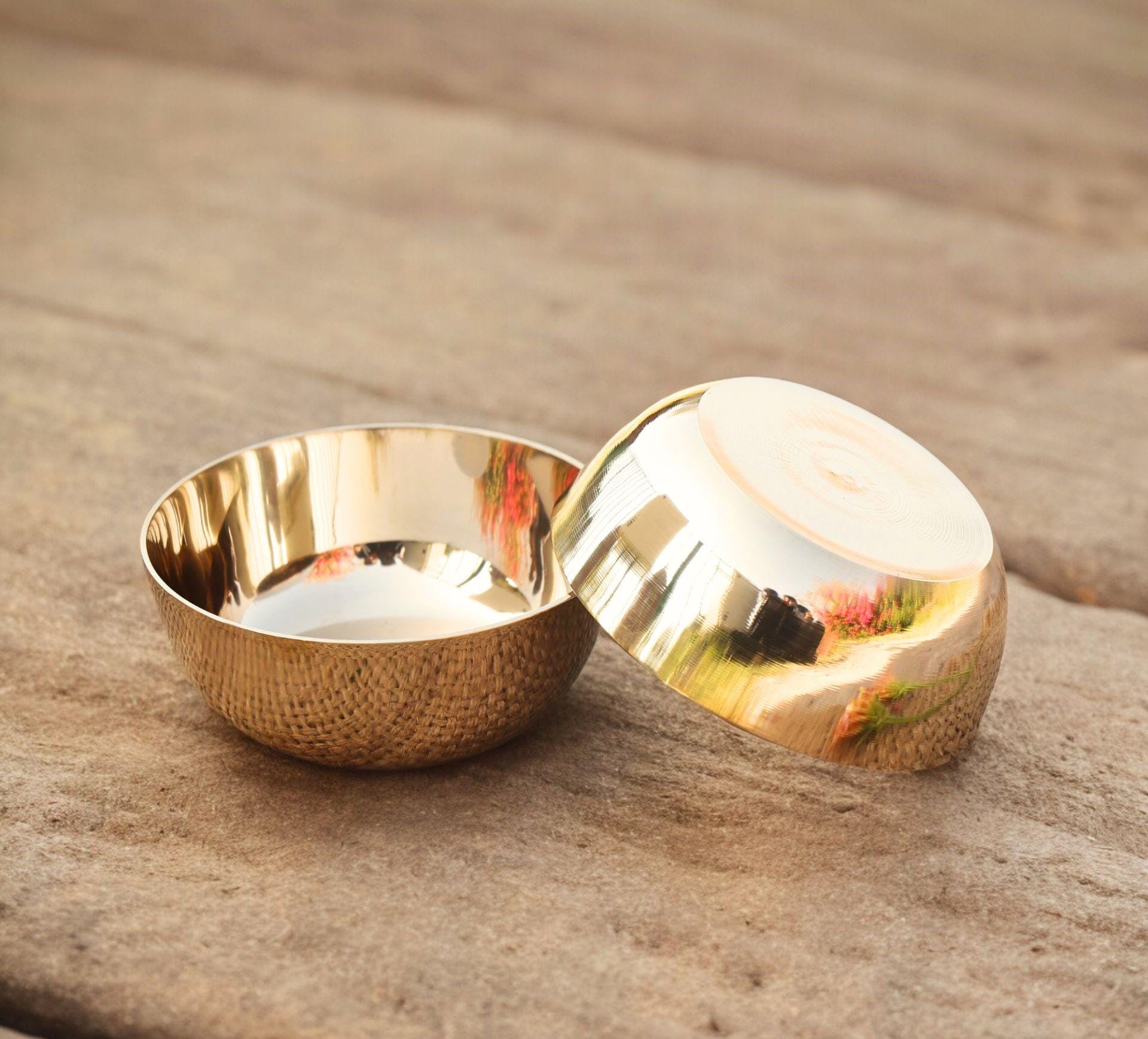 Luxury Bronze Dinner Set - Traditional Indian Thali Dinnerware, Bronze ...