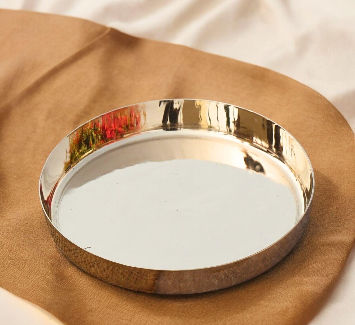 Luxury Bronze Dinner Set - Traditional Indian Thali Dinnerware, Bronze ...