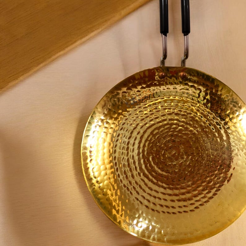 Brass Tawa - Authentic Indian Cooking Tawa for Rotis, Parathas, Brass ...