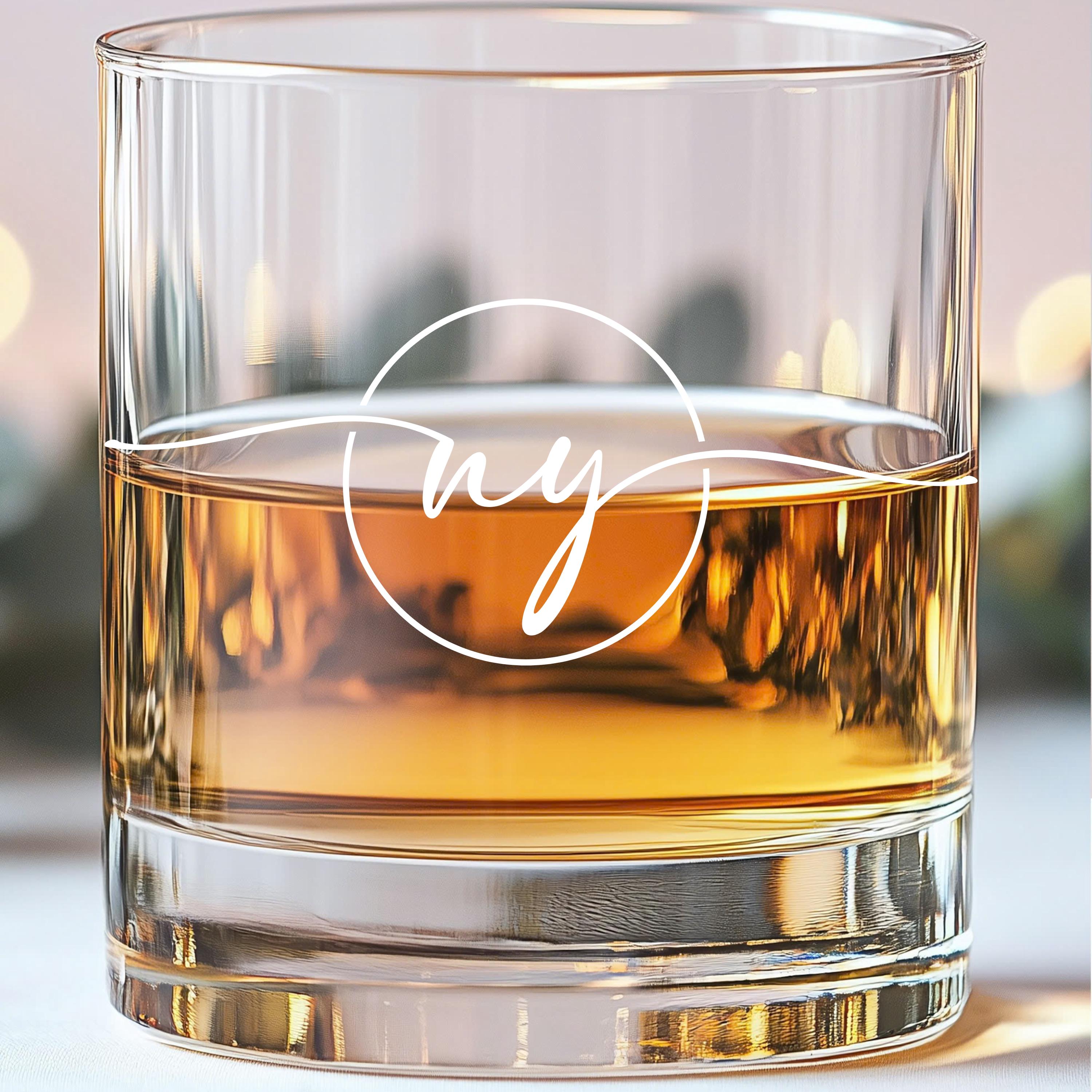 New York Glasses, NY Glass, New York City Whiskey Glass, Custom Whiskey ...