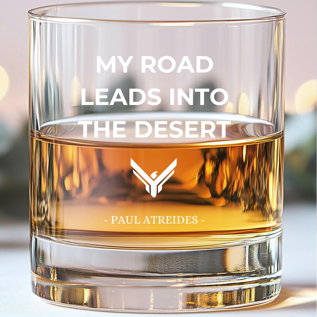 Paul Atreides Quote Dune Glasses, Dune Quote, Harkonnen Glasses, Dune ...